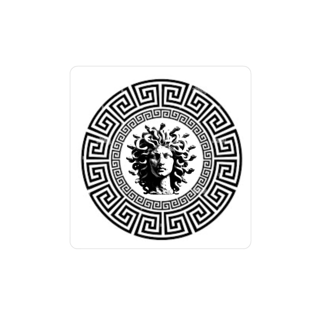Vinyl Decals, Medusa Greek Keys Design, Laptop Stickers, Car Decal ...