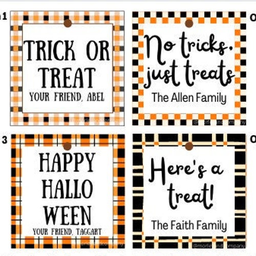 Halloween Pop It Fidget Gift Tags Halloween Gifts Teacher - Etsy