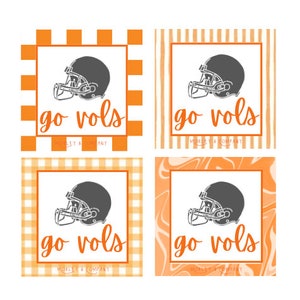 Go Vols Football Gift Tags: Instant Download - Etsy