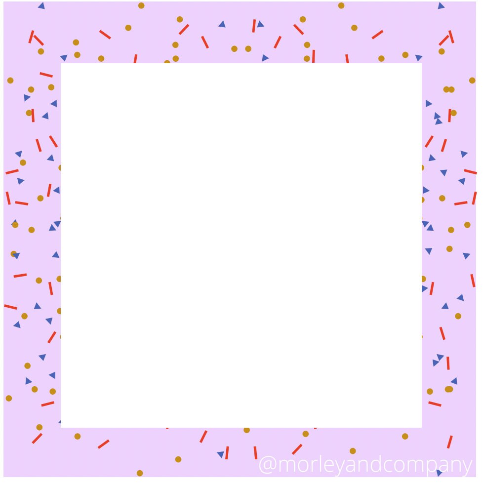 Blank Confetti 2 Cards: Instant Download - Etsy