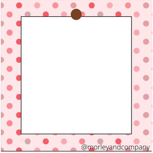 Pink and Blue Border Variety Gift Tags: Instant Download - Etsy