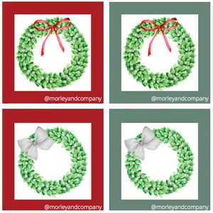 Wreaths Variety Gift Tags: Instant Download - Etsy