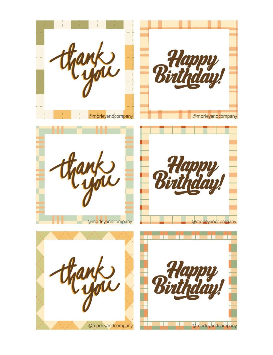 Fall Variety Pack Cards: Instant Download - Etsy