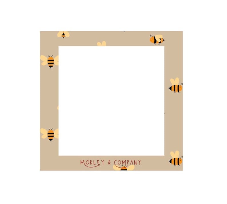 Bumble Bee Border Gift Tags: Instant Download - Etsy