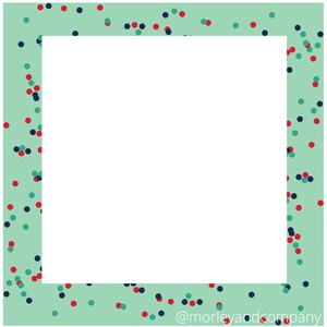 Blank Confetti 2 Cards: Instant Download - Etsy