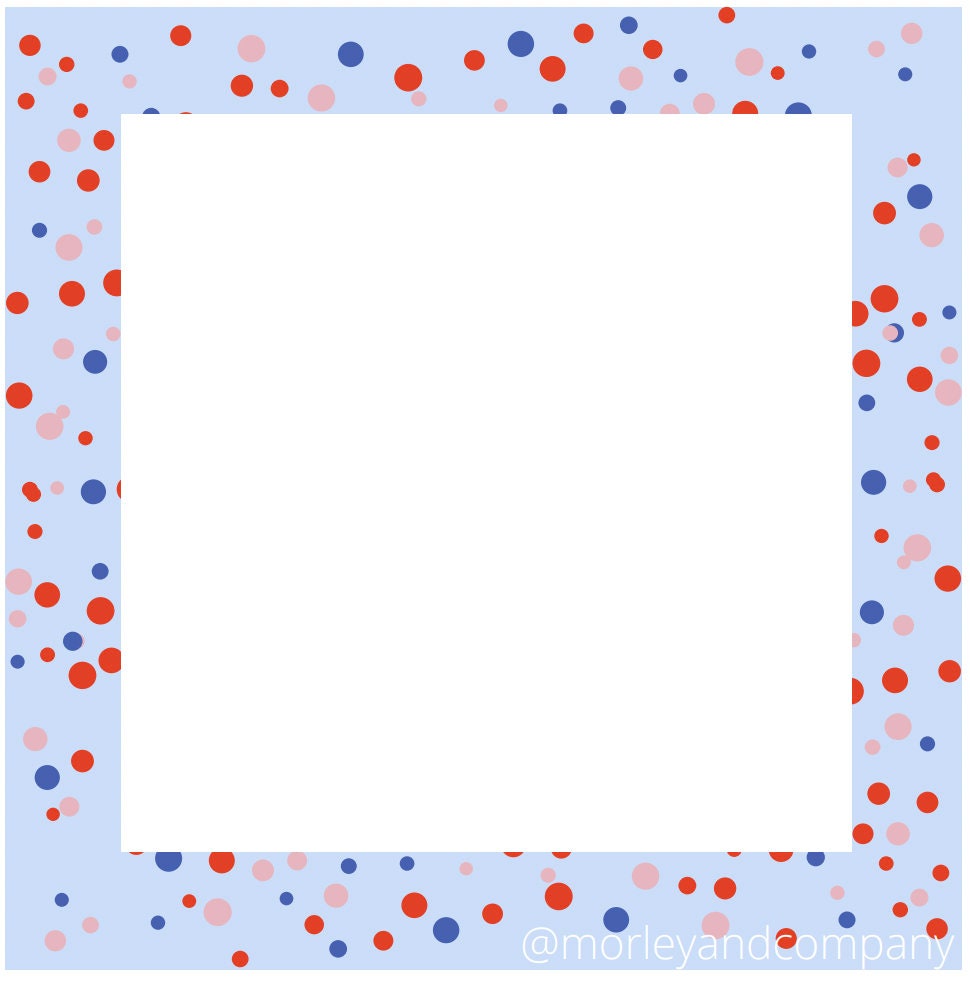 Blank Confetti 2 Cards: Instant Download - Etsy