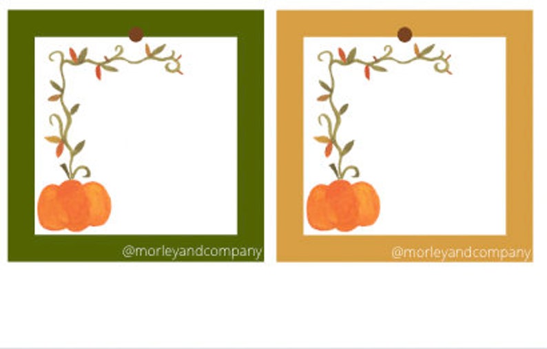Fall Variety Pack 2 Gift Tags: Instant Download - Etsy