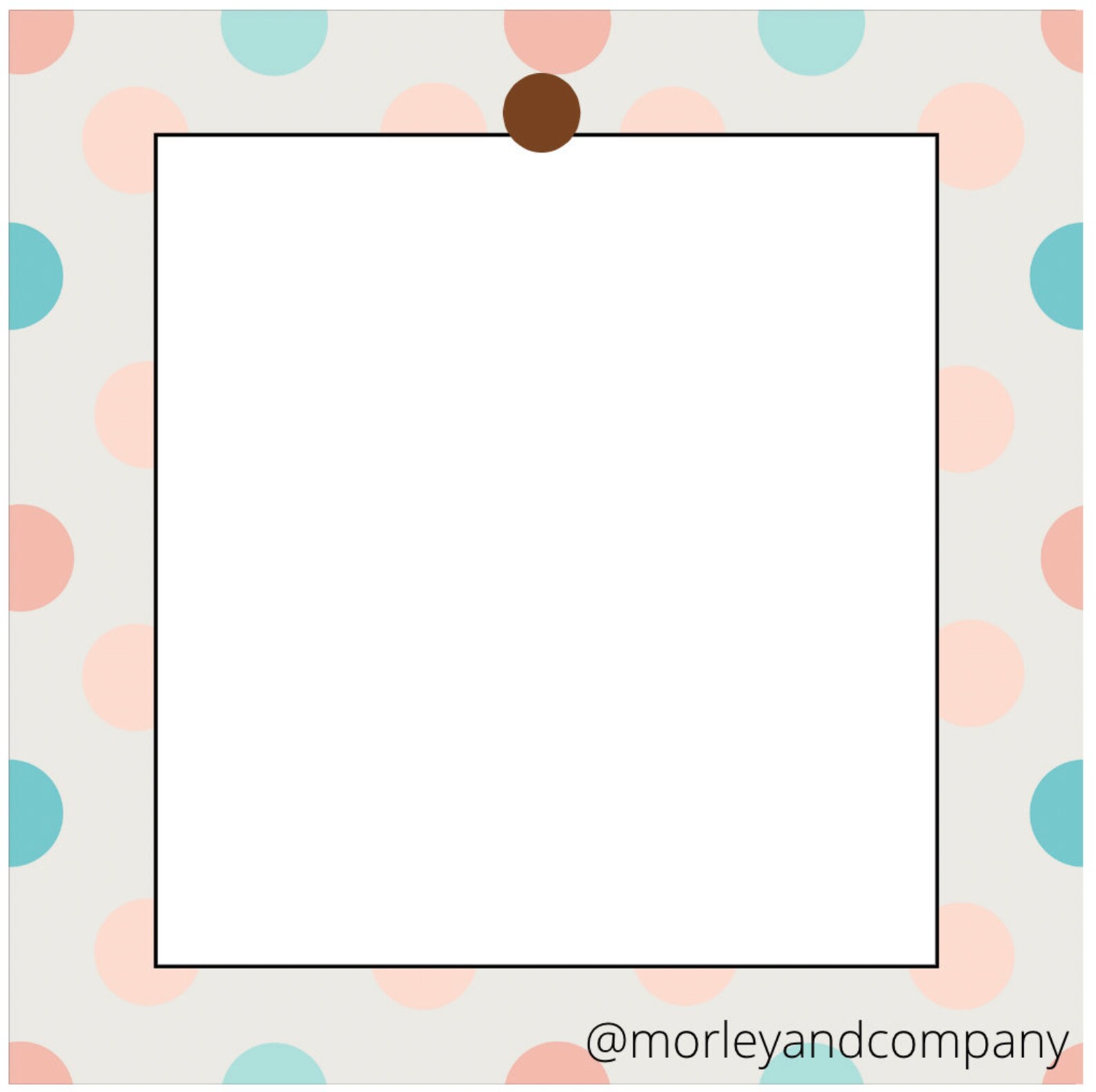 Pink and Blue Border Variety Gift Tags: Instant Download - Etsy