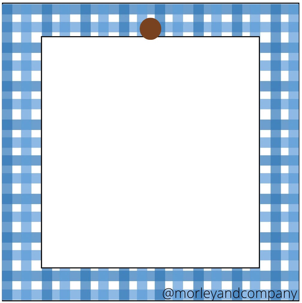 Pink and Blue Border Variety Gift Tags: Instant Download - Etsy