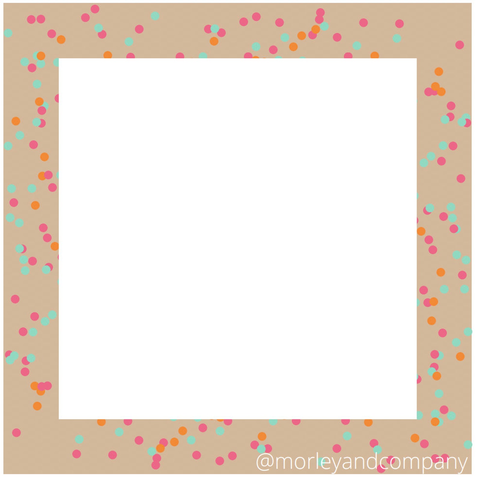 Blank Confetti 1 Cards: Instant Download - Etsy