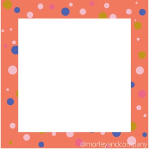 Blank Confetti 1 Cards: Instant Download - Etsy