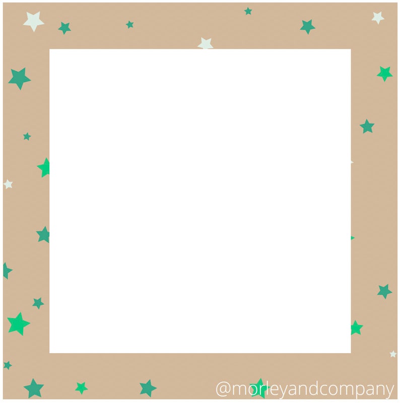 Blank Confetti 2 Cards: Instant Download - Etsy