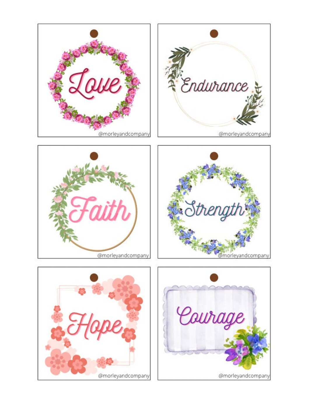 Christian Variety 1 Gift Tags: Instant Download - Etsy
