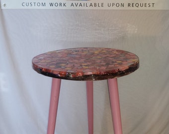 Resin End Table - Etsy