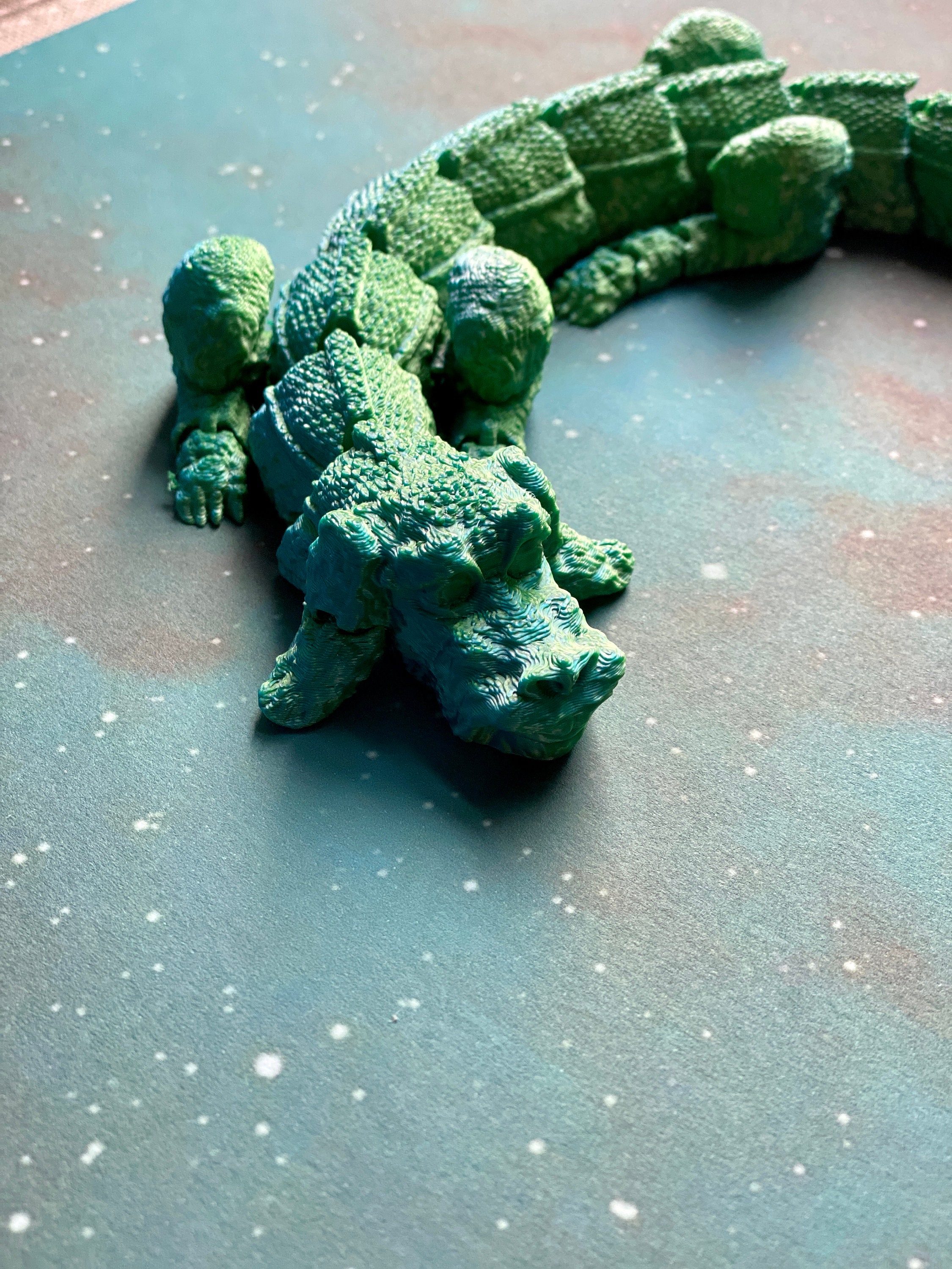 3D Printed Articulated Falkor - Etsy