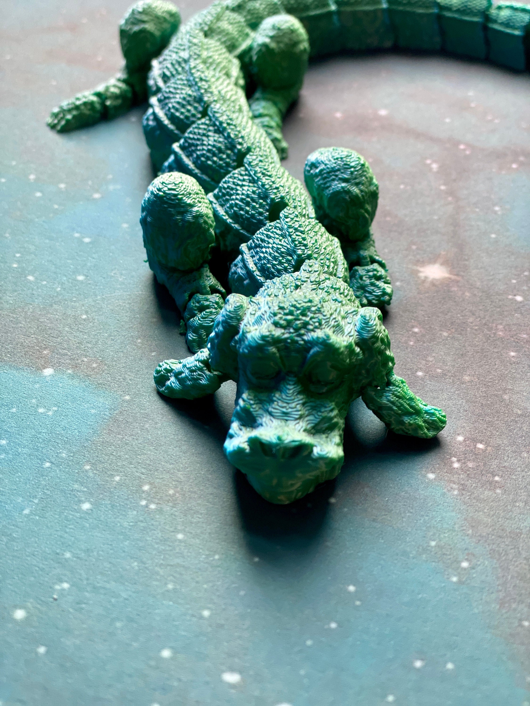 3D Printed Articulated Falkor - Etsy