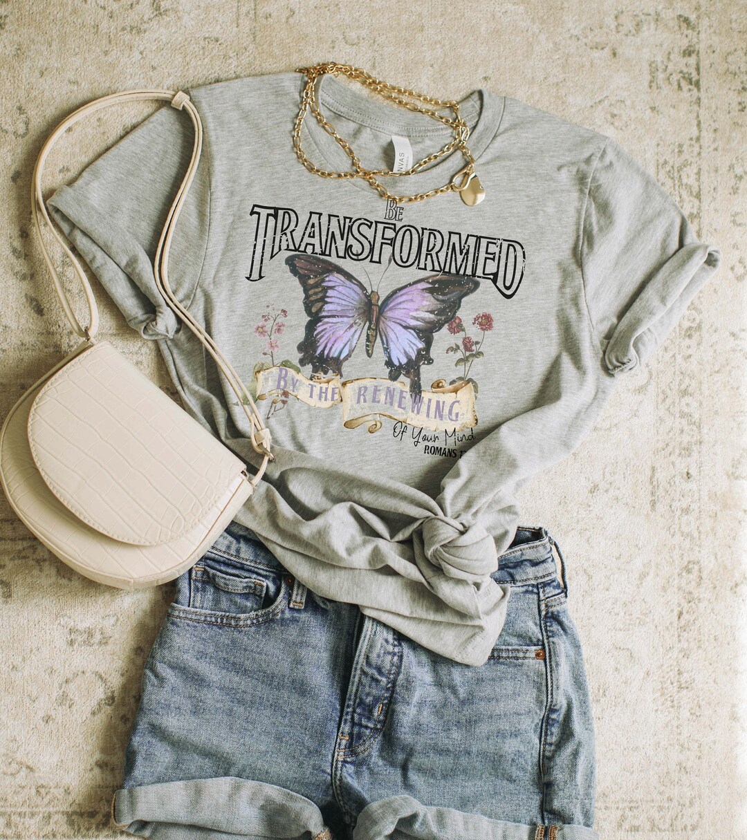 Be Transformed by the Renewing of Your Mind Bible Verse T-shirt ...