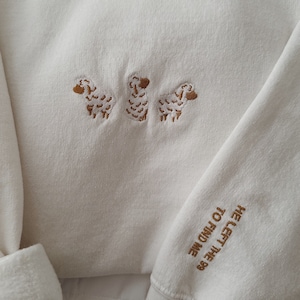 ORIGINAL Embroidered Lost Sheep Sweatshirt: Christian Psalm 23 Crewneck ...