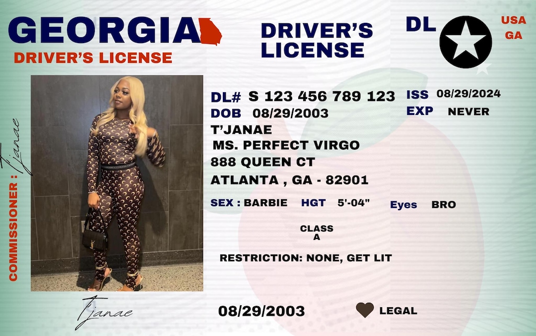 Drivers License Edible Cake Topper Image, Club Poster, Any State ...