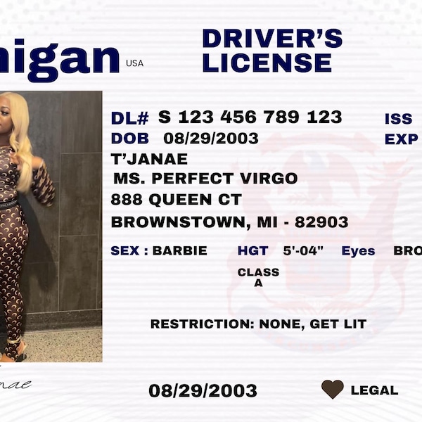 Drivers License Cake - Etsy