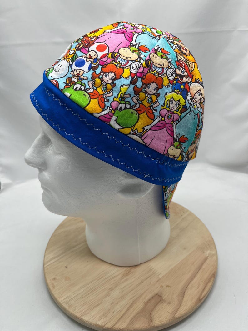 Super Mario Bro Reversible Welding Cap | Welding Hat | Welding Gear ...
