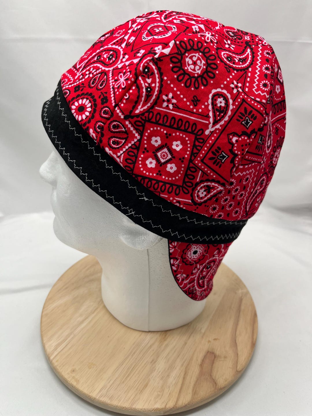 Red Bandana Reversible Welding Cap | Welding Hat | Welding Gear ...