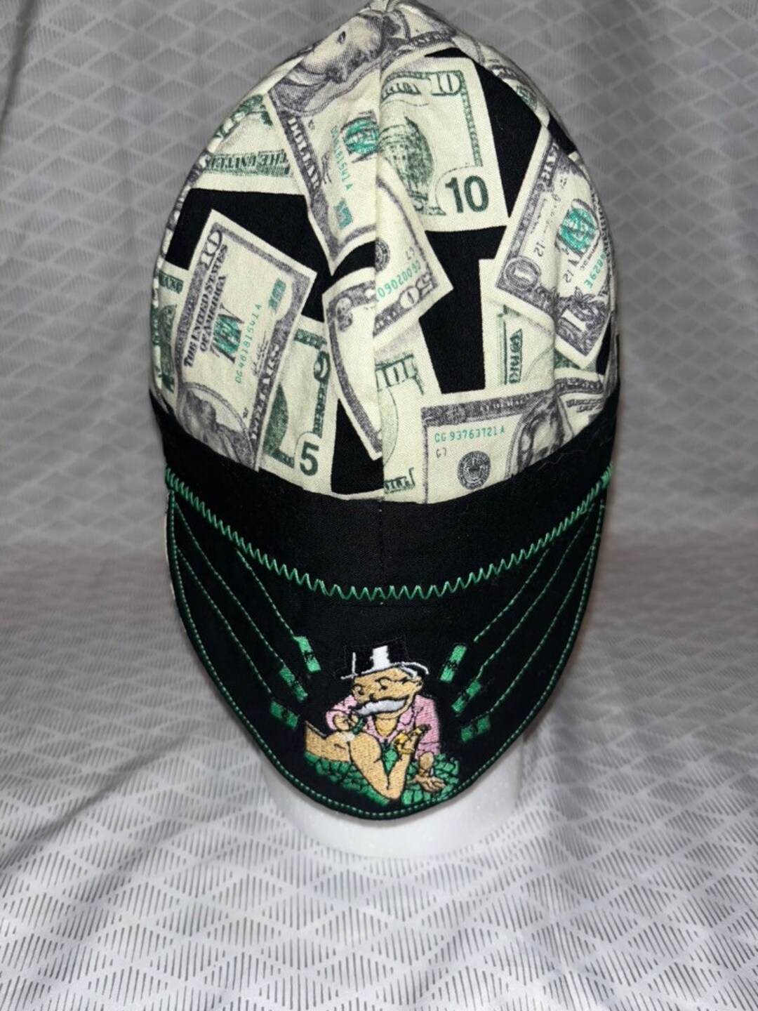 Embroidered Mr. Monopoly Welding Cap Welding Hat Kromer Money Mr ...