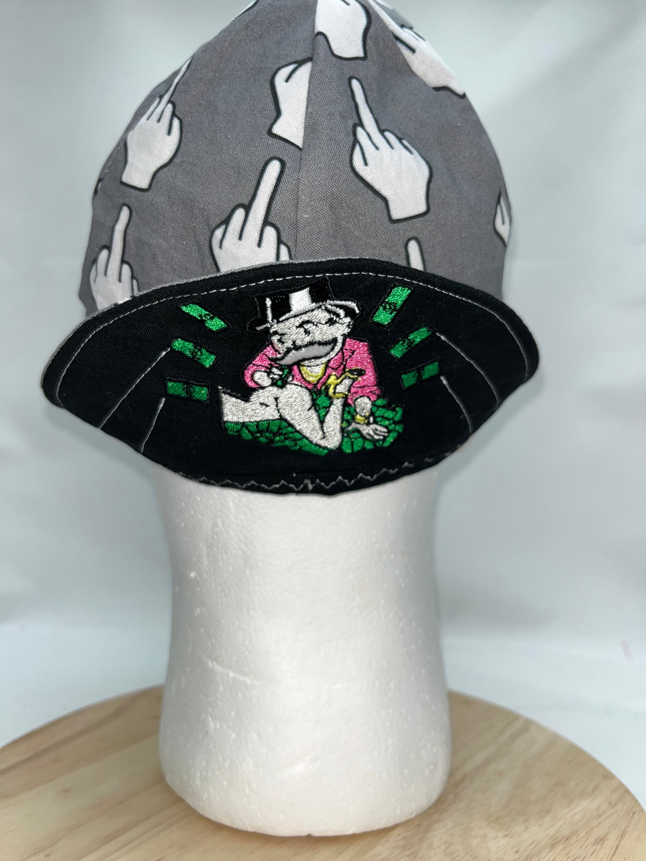 Middle Finger Mr. Monopoly Welding Cap | Welding Hat | Kromer | Money ...