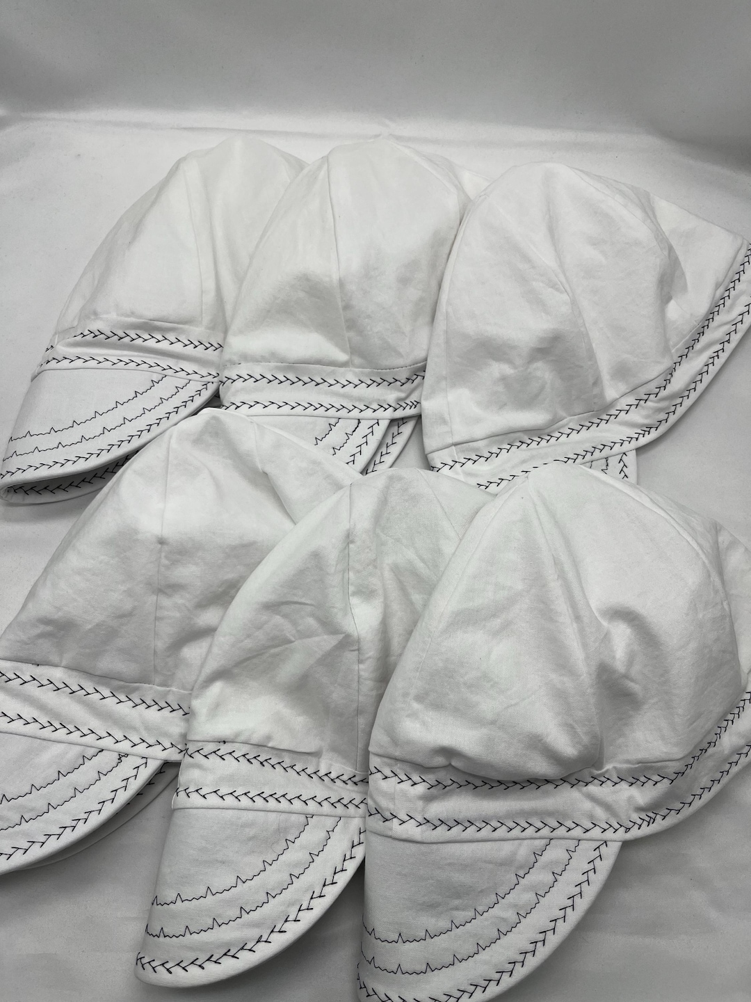 Six Bundle All White Welding Cap | White Hat | Kromer | Welding Hat - Etsy