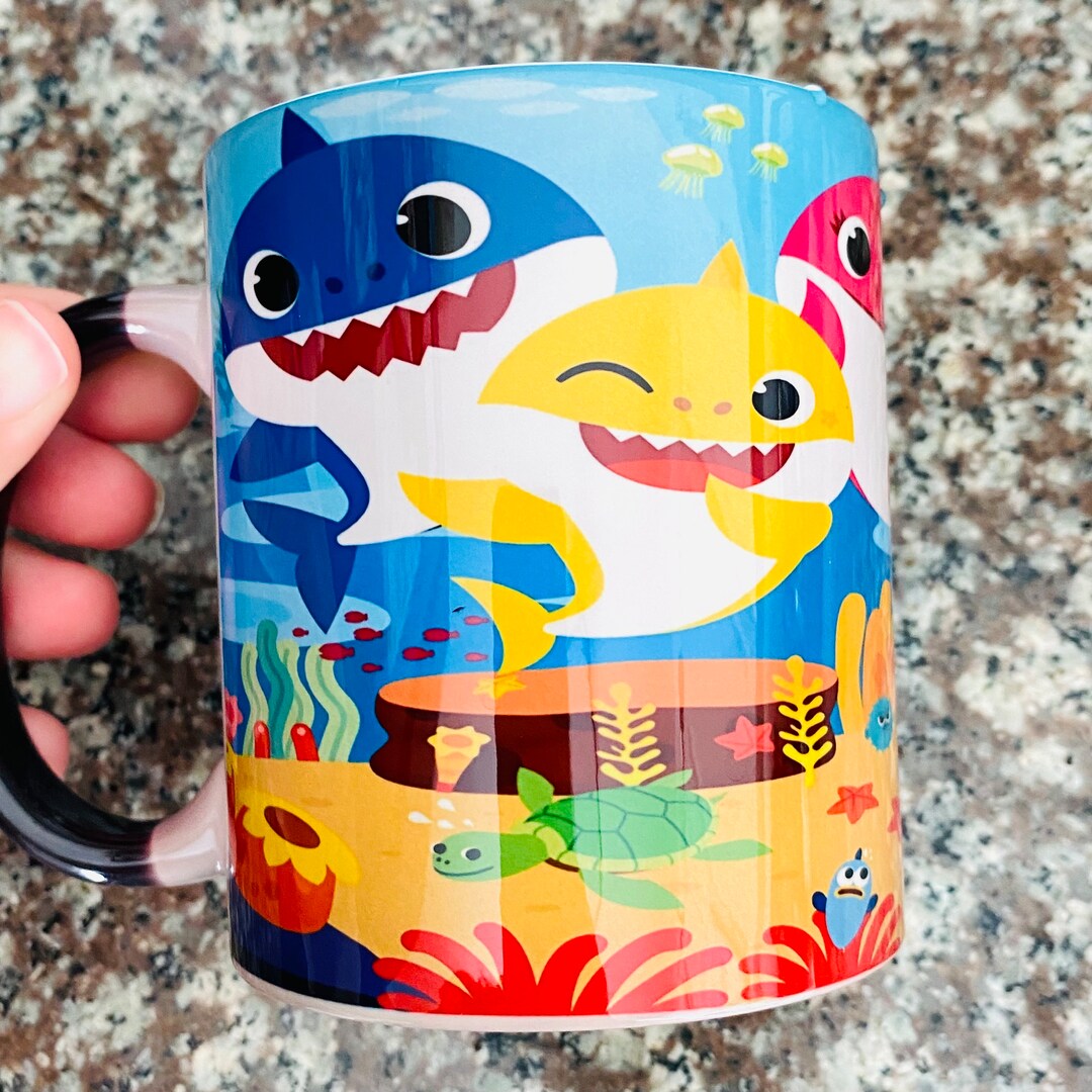 Baby Shark Mug, Baby Shark Cup, Kids Mug Gift, Baby Shark Birthday Gift ...