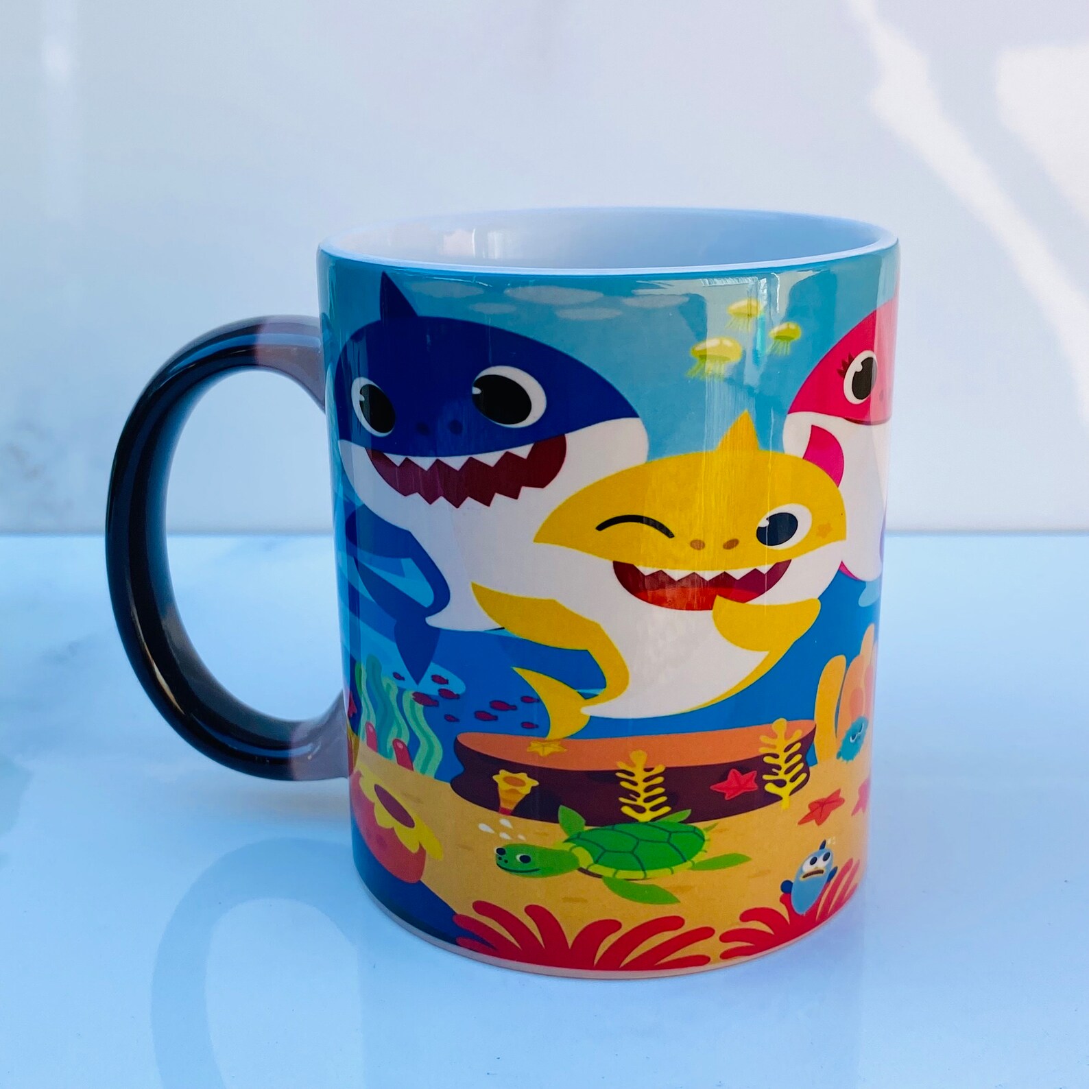 Baby Shark Mug, Baby Shark Cup, Kids Mug Gift, Baby Shark Birthday Gift ...