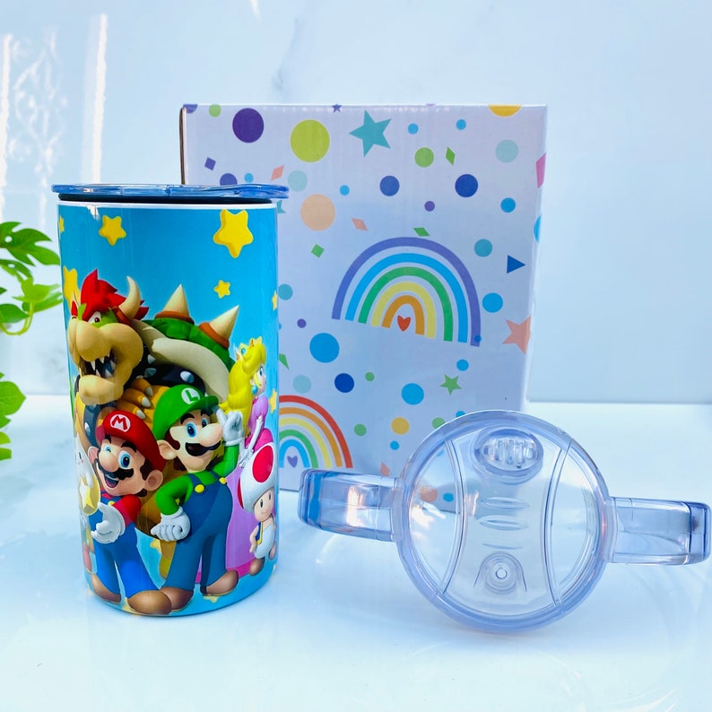 Super Mario Tumbler, Mario and Luigi, Sippy Cup, Super Mario Bros ...