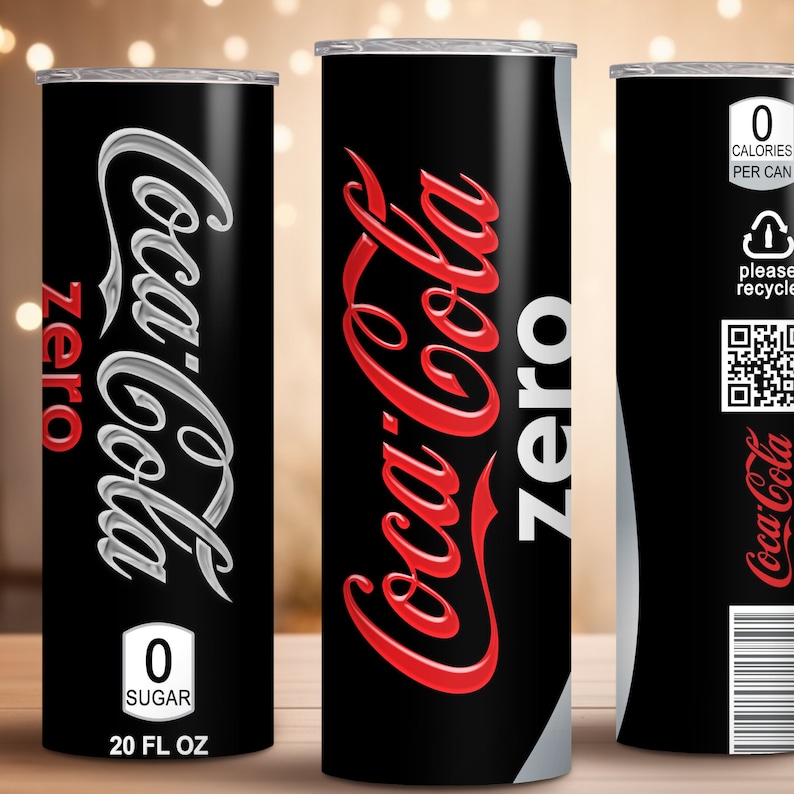 Coca Cola Zero Cup, Coca Cola Tumbler, Soda Tumbler, Coke Tumbler, Coca ...