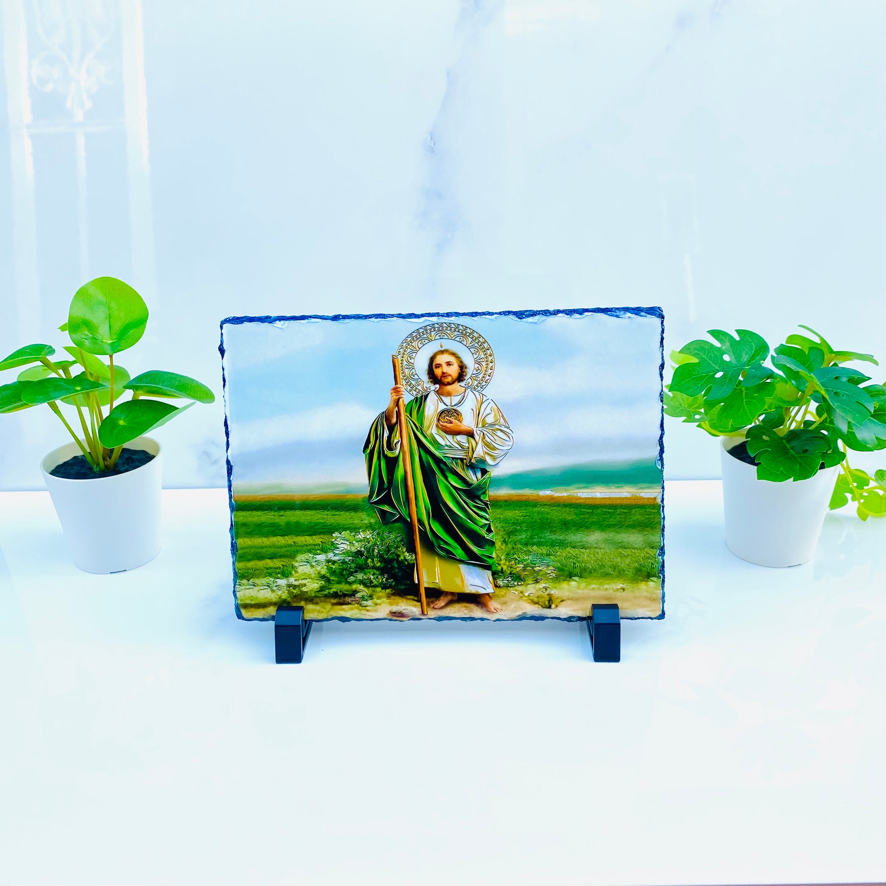 St Jude Catholic Gift, San Judas Tadeo, Religious Plaque, Saint Jude ...