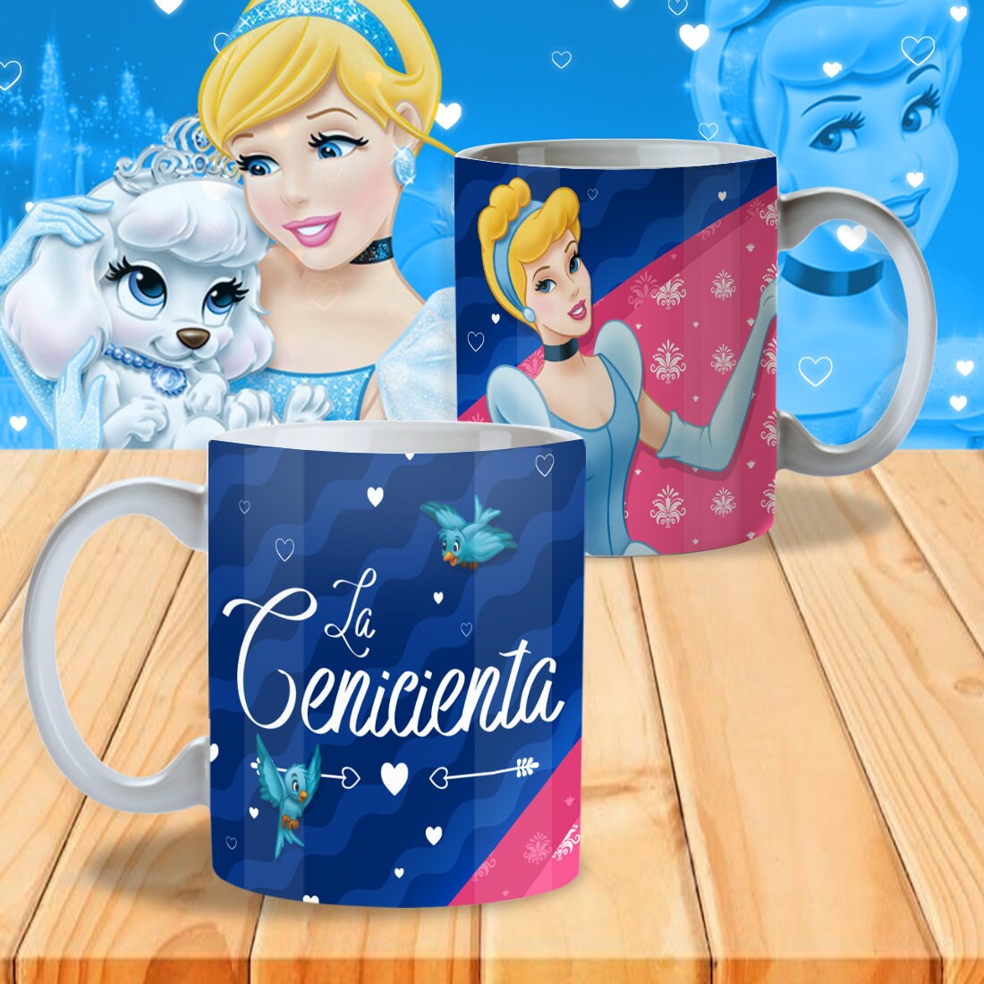 Cinderella Mug, Disney Mug, Photo Mug, Princess Mug, Custom Gift ...
