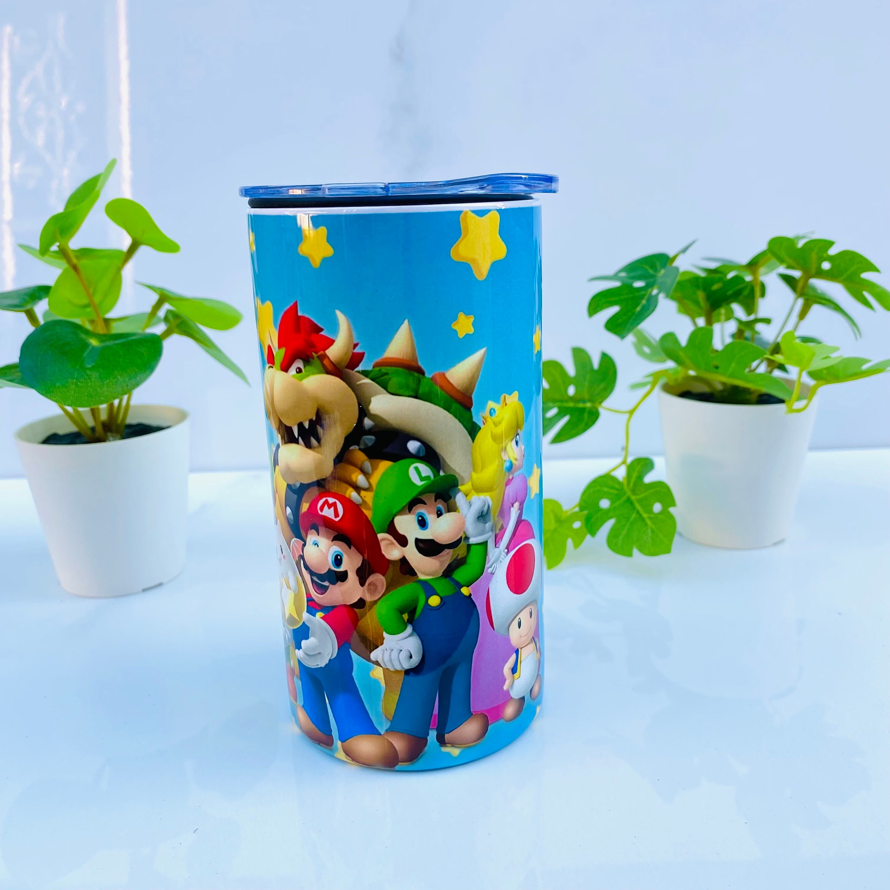 Super Mario Tumbler, Mario and Luigi, Sippy Cup, Super Mario Bros ...