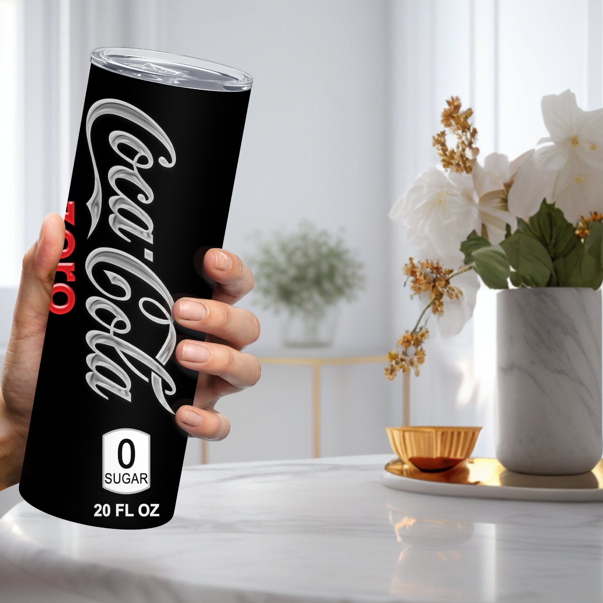 Coca Cola Zero Cup, Coca Cola Tumbler, Soda Tumbler, Coke Tumbler, Coca ...