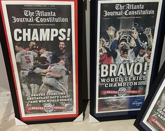 Atlanta Braves 2021 World Series - Etsy