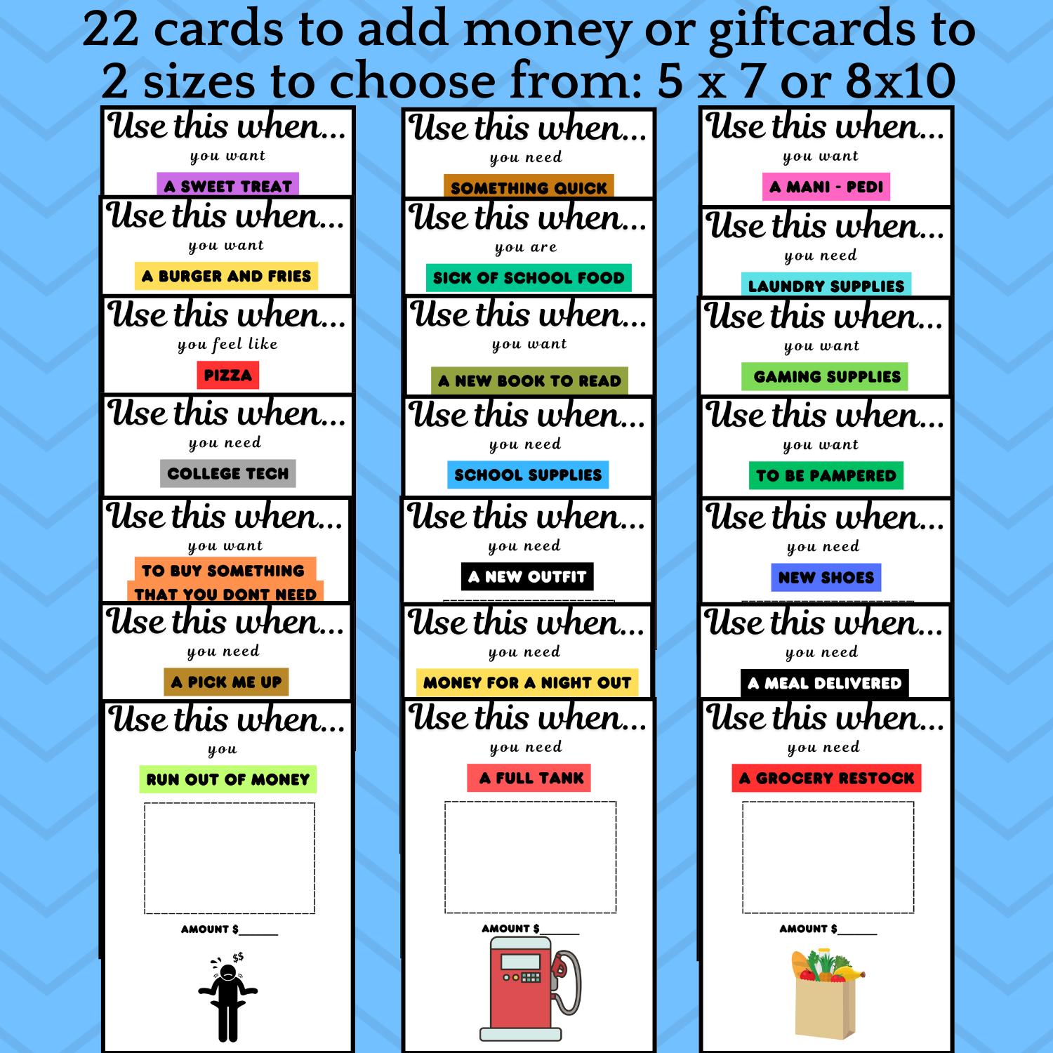 Printable Graduation Gift Card Book - Etsy