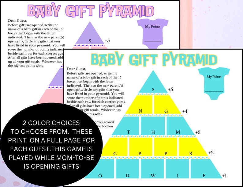 Baby Shower Games - Etsy