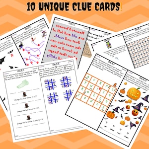 3rd-5th Grade Halloween Scavenger Hunt - Etsy