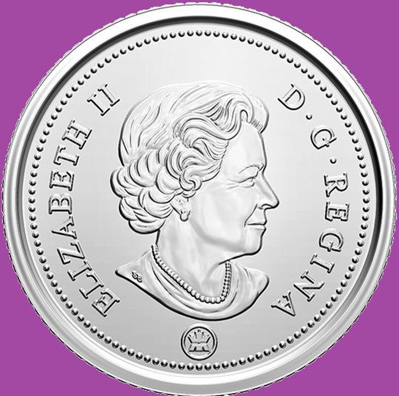 Pièce rare de dix cents dix cents canadiens à date unique classique ...