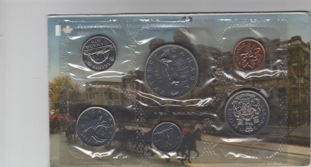 1978 Canada PROOF-LIKE Six Coins PL Set - Etsy