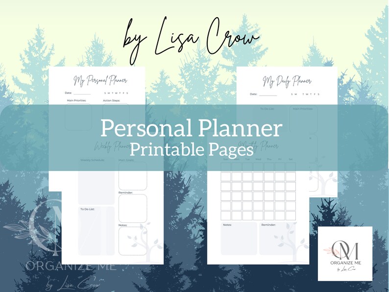 Personal Printable Planner Planner Inserts Binder Life - Etsy