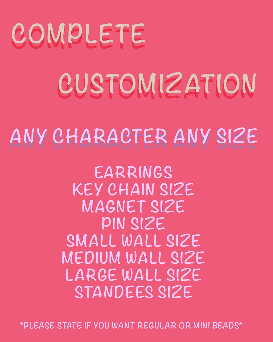 Complete Customization - Etsy