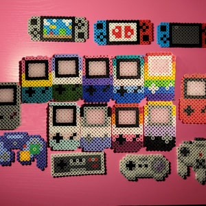 Perler Bead Nintendo Controller Art: Game Boy, Switch, NES, and More - Etsy