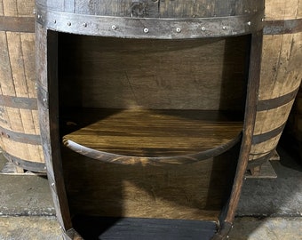 Half Barrel Display Case - Etsy