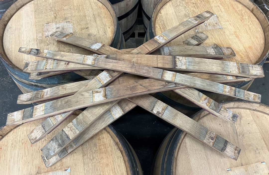 Red Wine Barrel Staves - Authentic Oak Wood, DIY Project (pack of 10 ...
