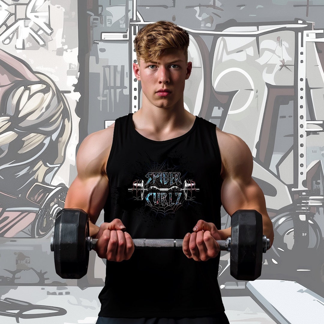 Spider Curlz Workout Gym Fit Weightlifting Crossfit Bodybuilding ...