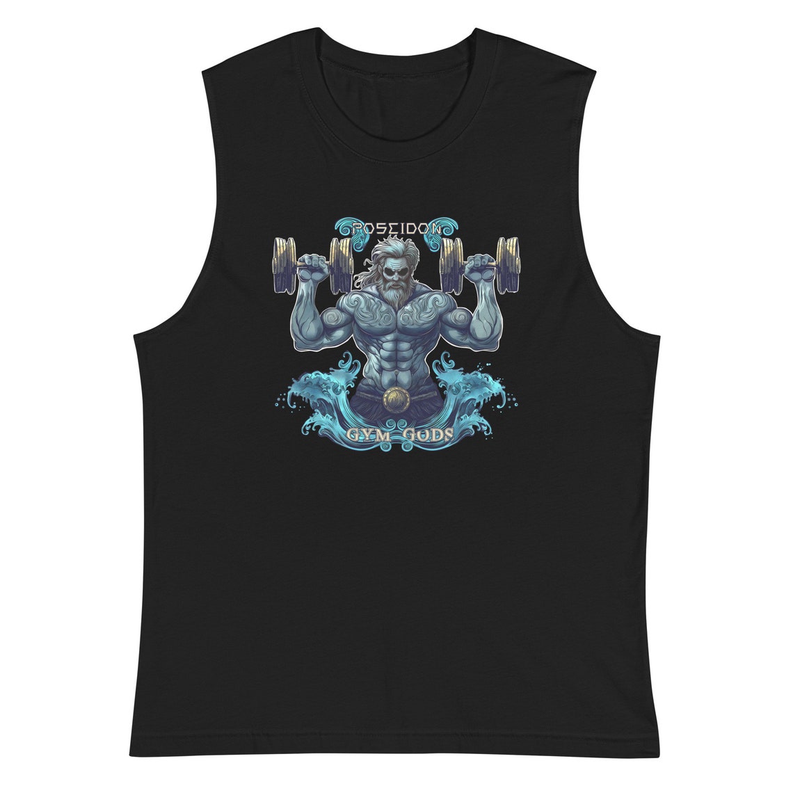 Gym Gods Poseidon Workout Gym Fit Weightlifting Crossfit Training Greek ...